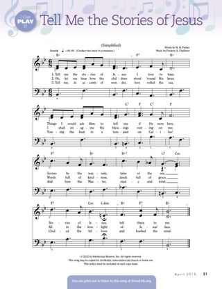 Music: Tell Me the Stories of Jesus