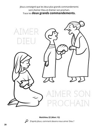Coloriage Des 10 Commandements