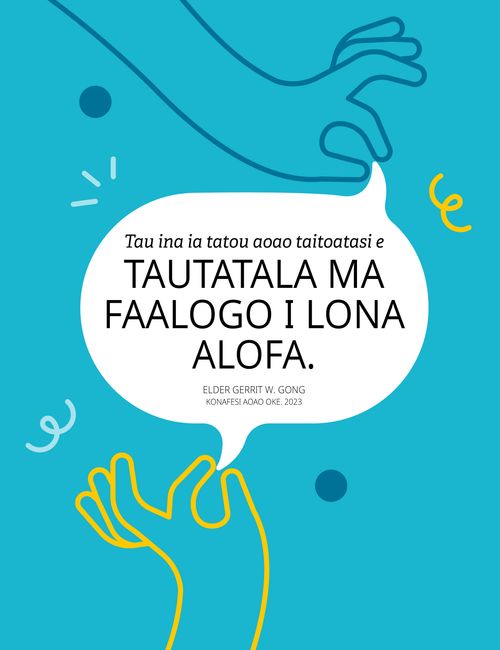 Tautala ma Faalogo i Lona Alofa